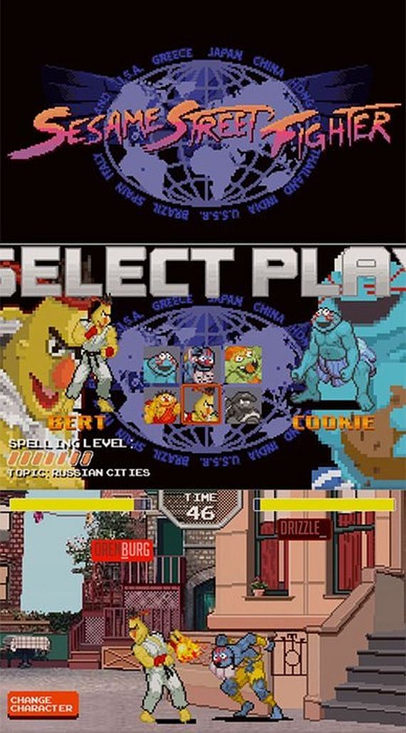 Sesame Street Fighter | AUSRETROGAMER