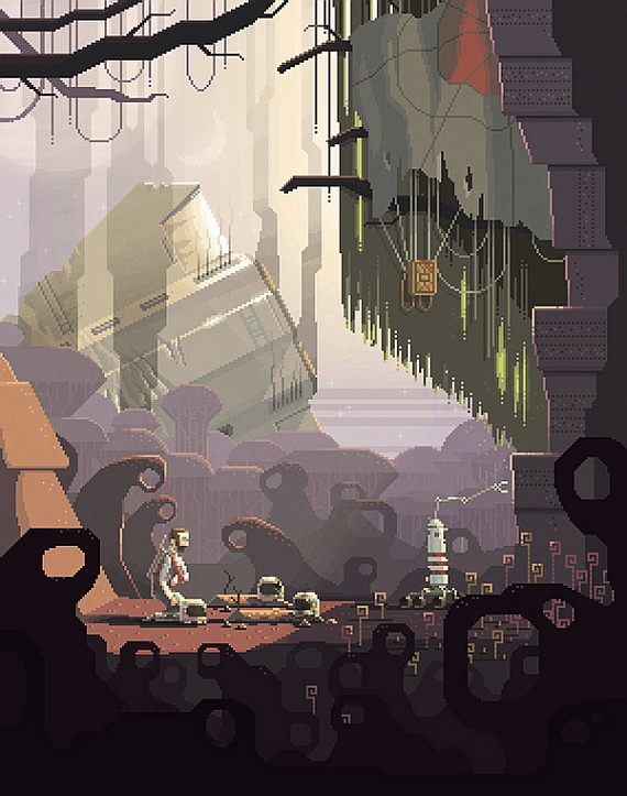 The Beautiful Pixel Art Of 'Pixels Huh' | AUSRETROGAMER